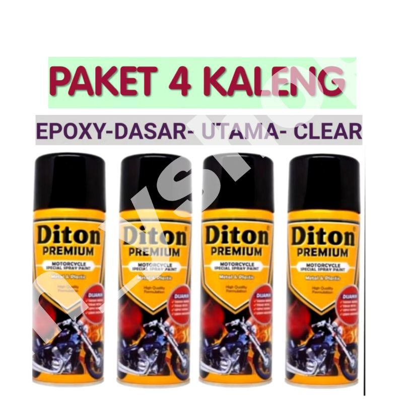 Jual A. PAKET 4 KALENG pilok pilox diton premium paketan 4 kaleng merah ...