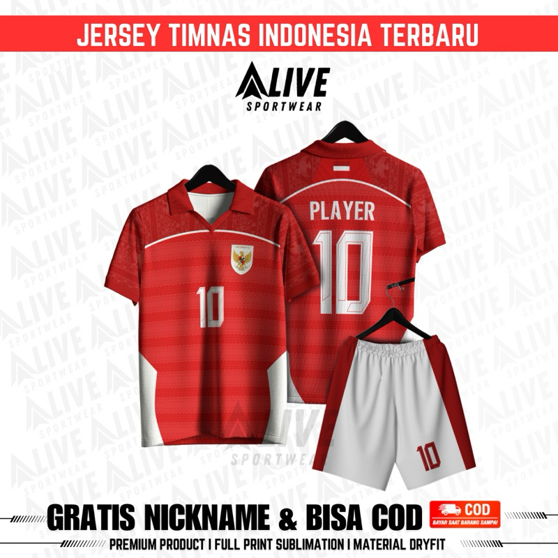 Jual Jersey Timnas NEW Home 2025 Terbaru Premium Gratis Pasang Nama dan ...