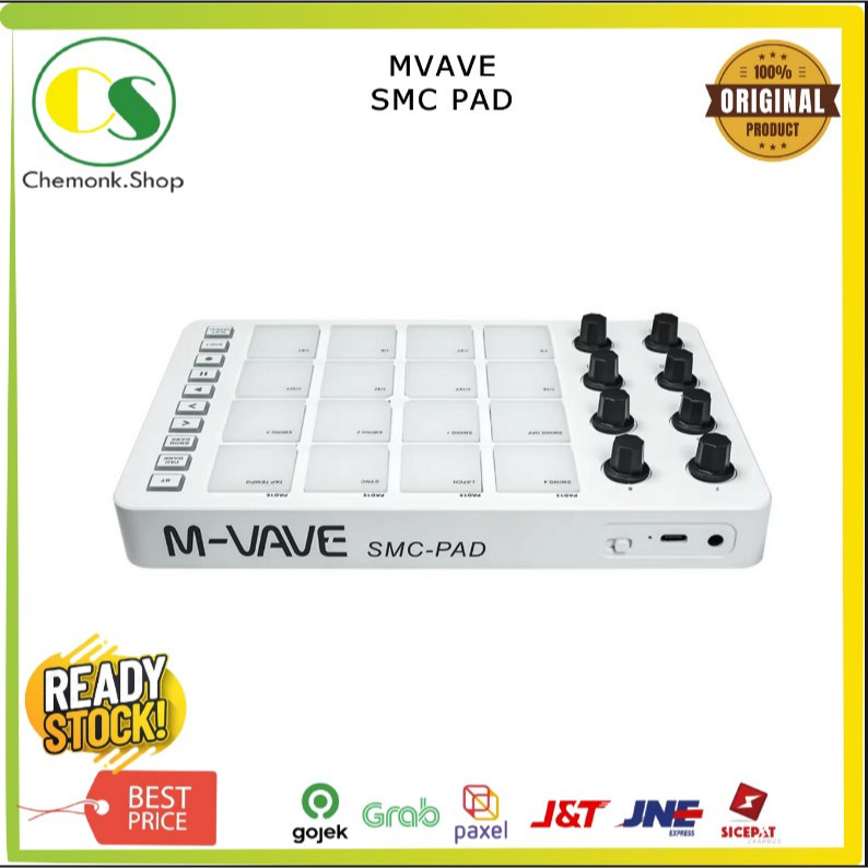Jual MVAVE M-Vave SMC-PAD LaunchPad USB-C and Portable Design Wireless MIDI Controller | Shopee ...