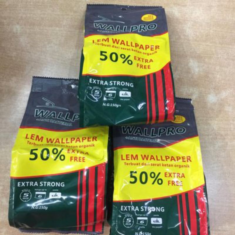 Jual LEM WALLPAPER DINDING WALL PRO perekat wallpaper dinding | Shopee ...
