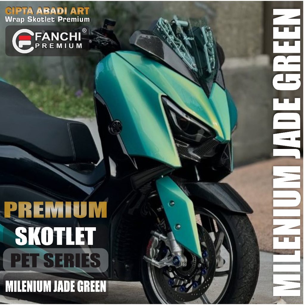 Jual Skotlet Motor Lembayung Milenium Jade Light Green Scotlet Premium ...