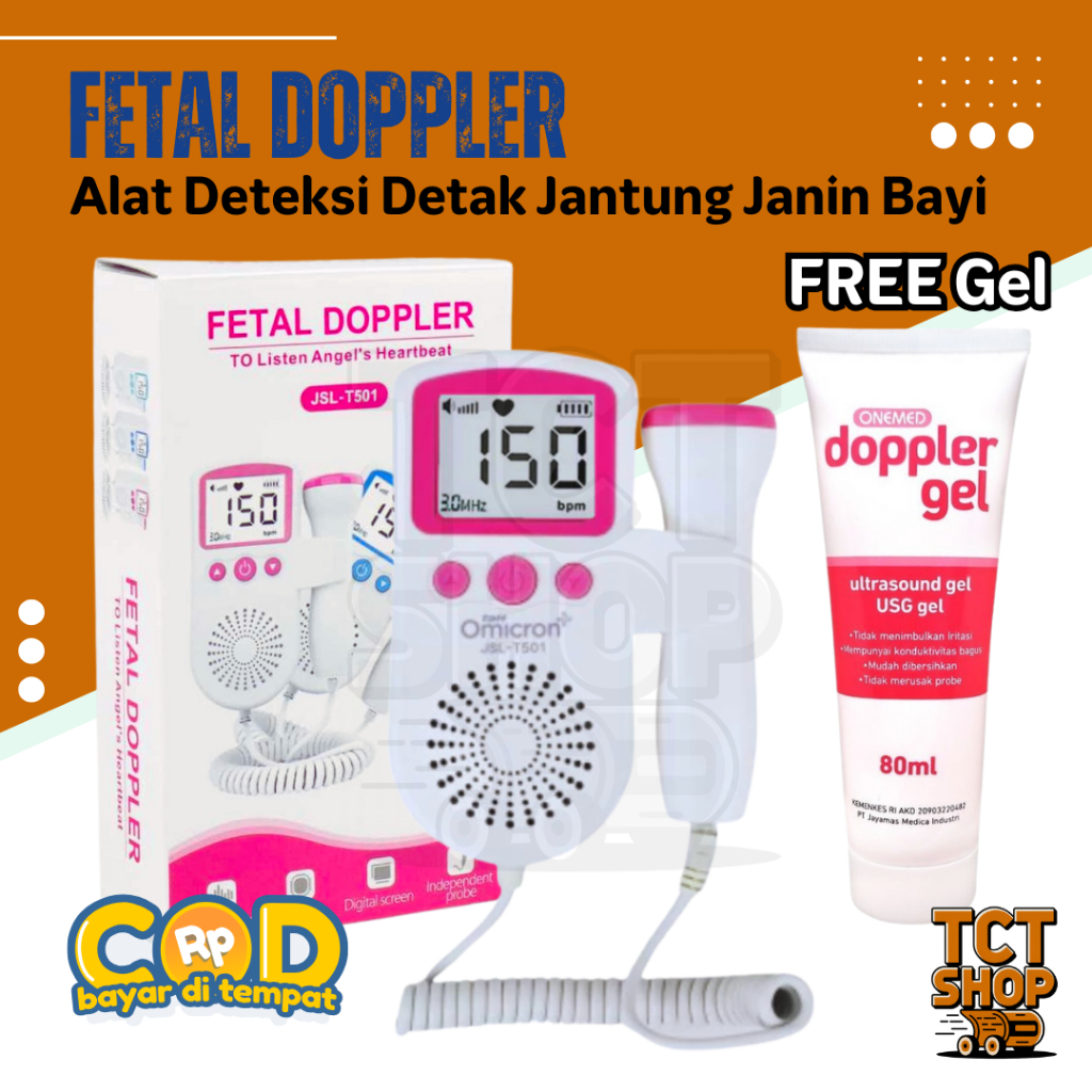 Jual Fetal Doppler Alat Deteksi Detak Jantung Janin Bayi Fetal Doppler ...