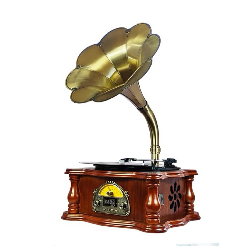 Jual VINYL PIRINGAN HITAM LP PLAYER GRAMOPHONE PHONOGRAPH KAYU VINTAGE ...