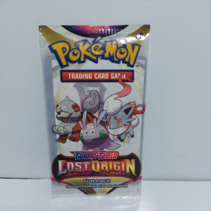Jual Pokemon Sampling Pack (3 Cards)— Lost Origin - Fun Pack - RARE ...