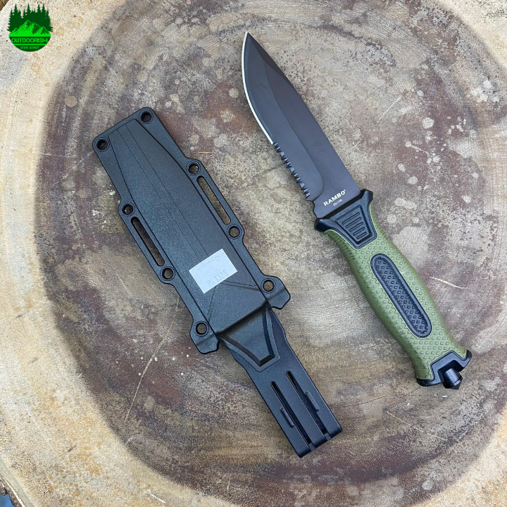 Jual Pisau Belati Rambo 2948B Untuk Kegiatan Camping outdoor Pisau ...