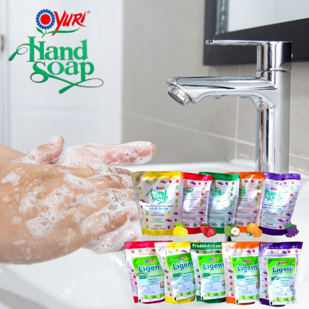 Jual YURI Hand Soap 375ML - Handwash Sabun cuci tangan | Shopee Indonesia