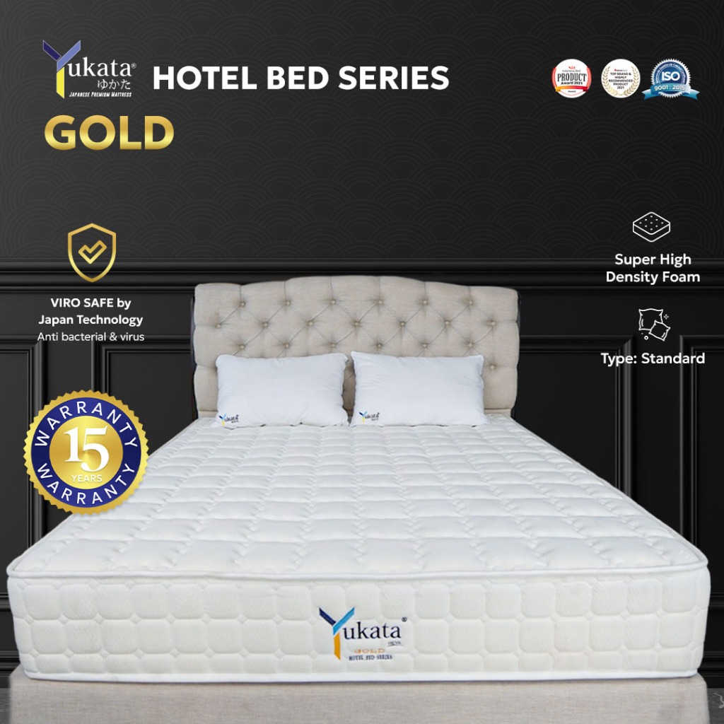 Jual YUKATA GOLD | Kasur Spring Bed HOTEL Series Tebal 30cm - 200x200 ...