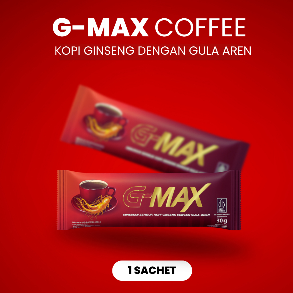 Jual [Termurah] Kopi G-MAX Original - Kopi Ginseng Stamina Pria Dewasa Kuat Dan Tahan Lama Tanpa ...