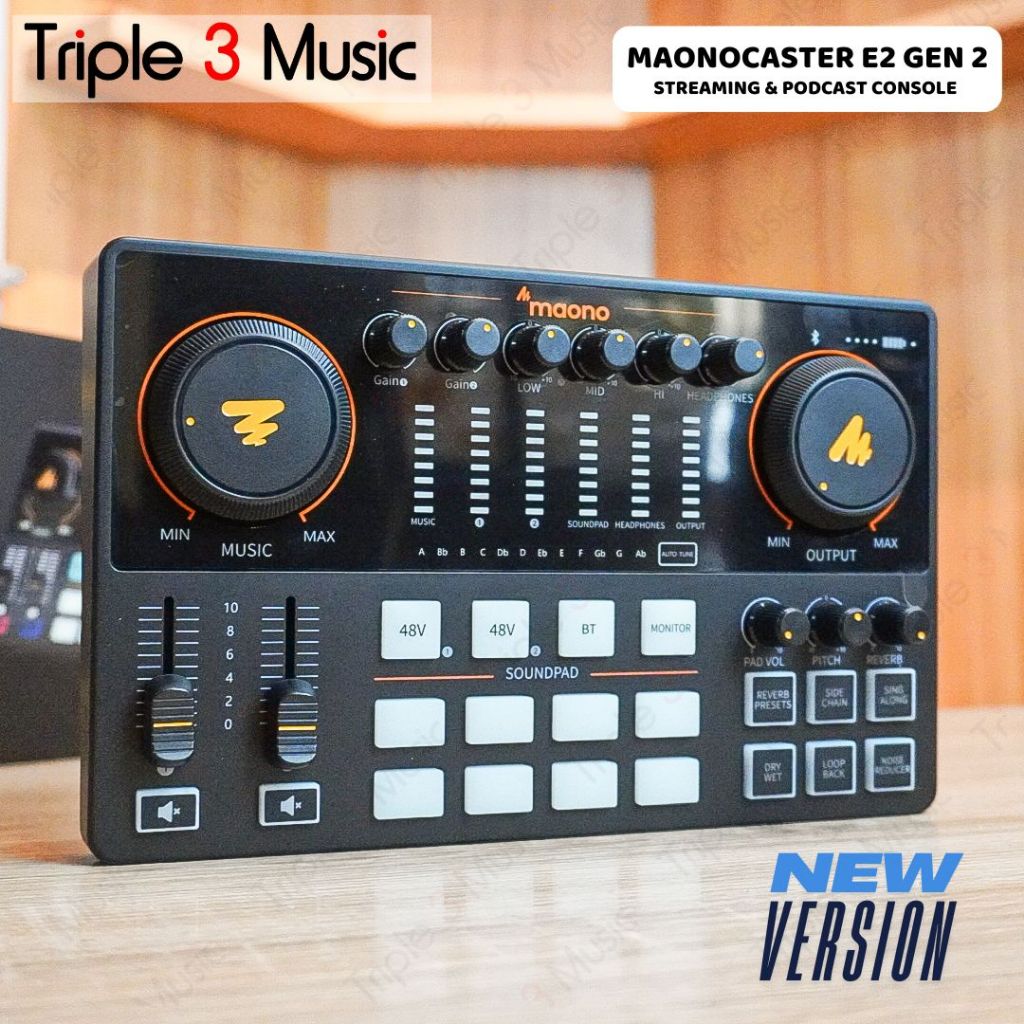 Jual MAONO E2 GEN2 GEN 2 AME2 soundcard podcast console live streaming ...