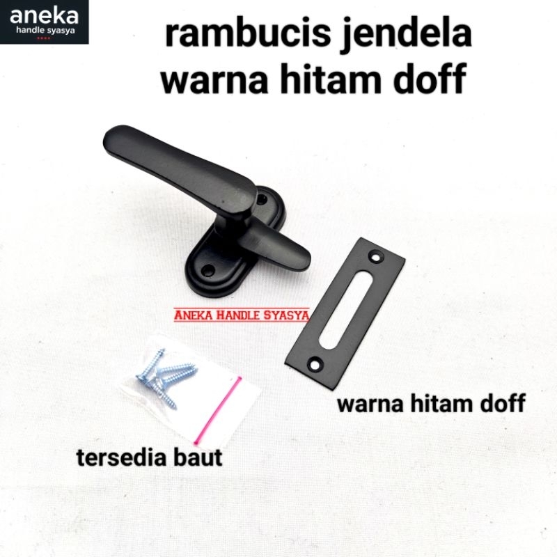Jual Rambucis Jendela Aluminium Tebal Grendel Slot Jendela_Panolet Slot ...