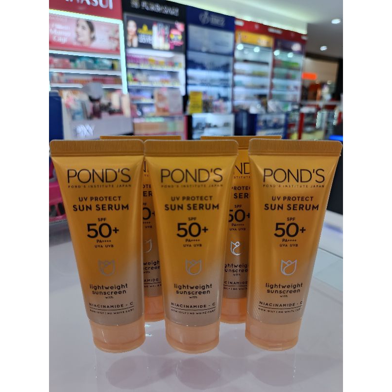 Jual PONDS UV PROTECT SUN SERUM SPF 50 PA++++ 30 GR | Shopee Indonesia