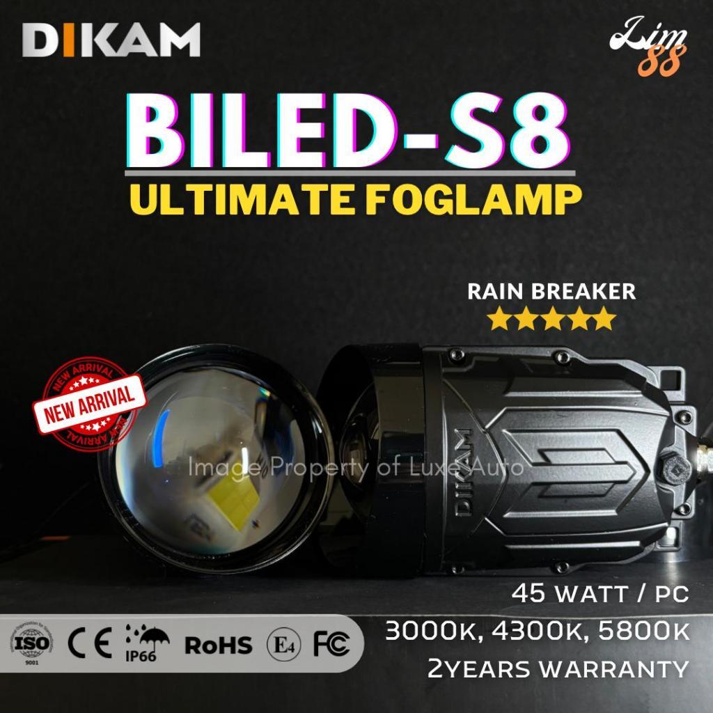 Jual Lampu BILED Mobil DIKAM S8 Foglamp 3 inch PNP 1 Warna & 3 Warna ...