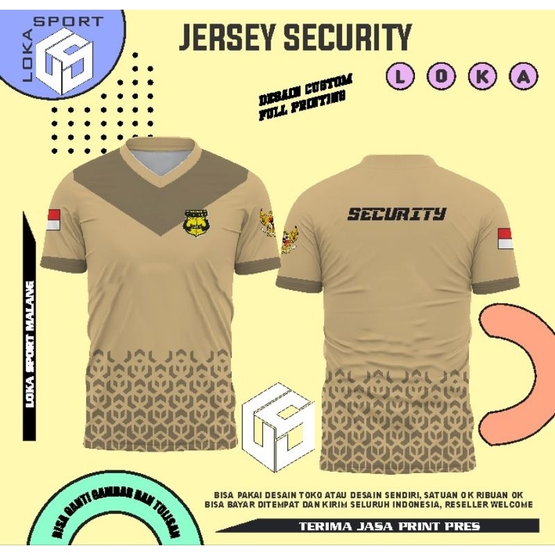 Jual JERSEY SECURITY CUSTOM | Shopee Indonesia