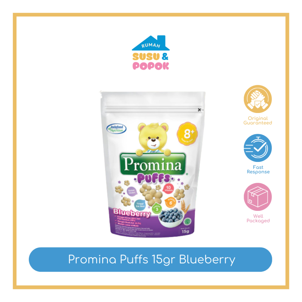Jual Promina Puffs Blueberry 15gr | Shopee Indonesia