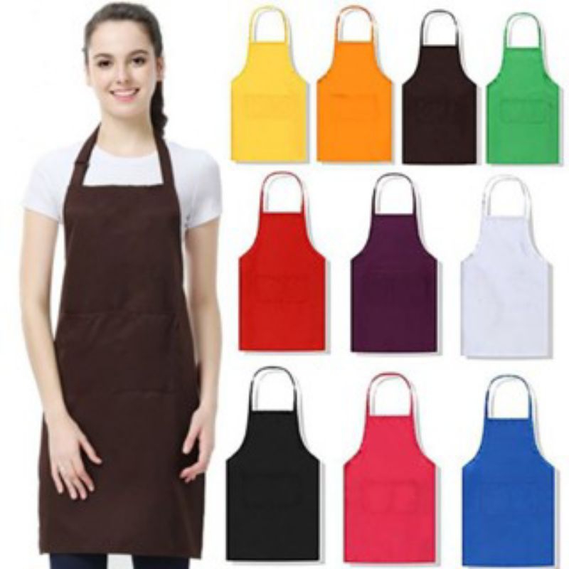 Jual Apron Warna-warni apron dewasa termurah | Shopee Indonesia