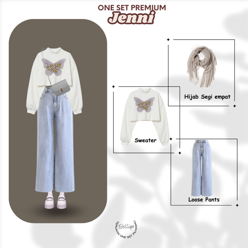 Jual Taneaa One Set OOTD Bukber Kuliah Jalan Pantai Ngafe Gaya Selebgram Model Terbaru ( Hijab ...