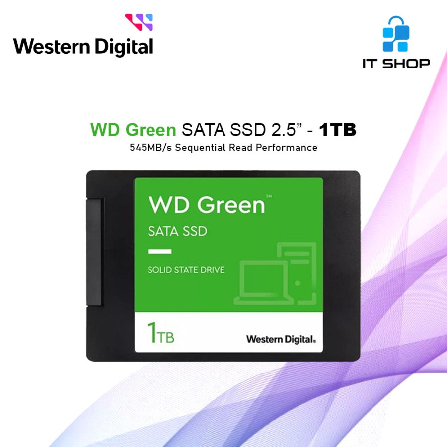 Jual WD Green SATA SSD 2.5” - 1TB | Shopee Indonesia