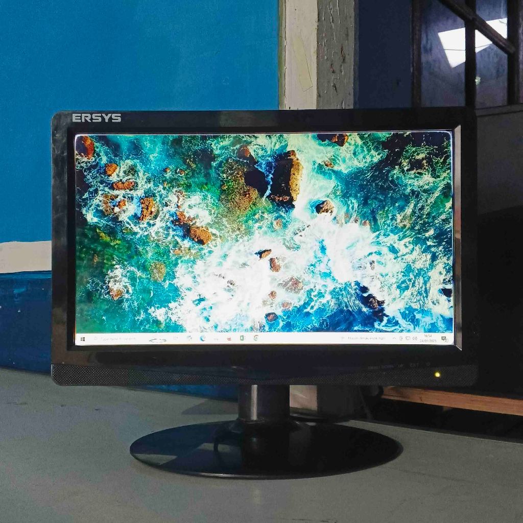 Jual Monitor Merk Ersys Lcd 16 Wide Kondisi Normal | Shopee Indonesia