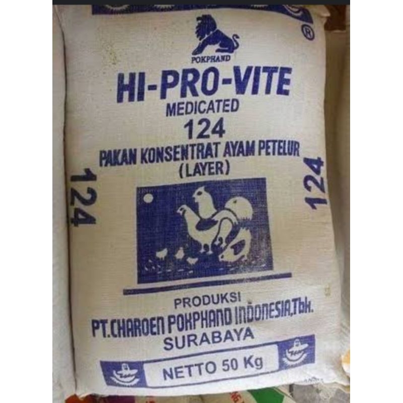 Jual Hi pro vite 124 pakan konsentrat ayam layer petelur/unggas petelur 1 kg | Shopee Indonesia