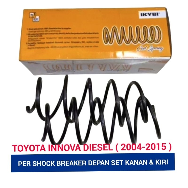 Jual Per Spiral Spring Shock Breaker Depan Toyota Innova Diesel 2004 ...