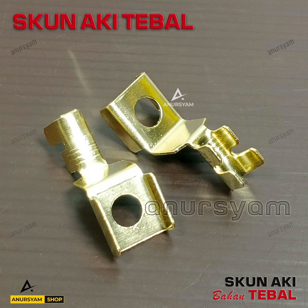 Jual Skun Aki Tebal Asli Tembaga - Terminal Accu H | Shopee Indonesia
