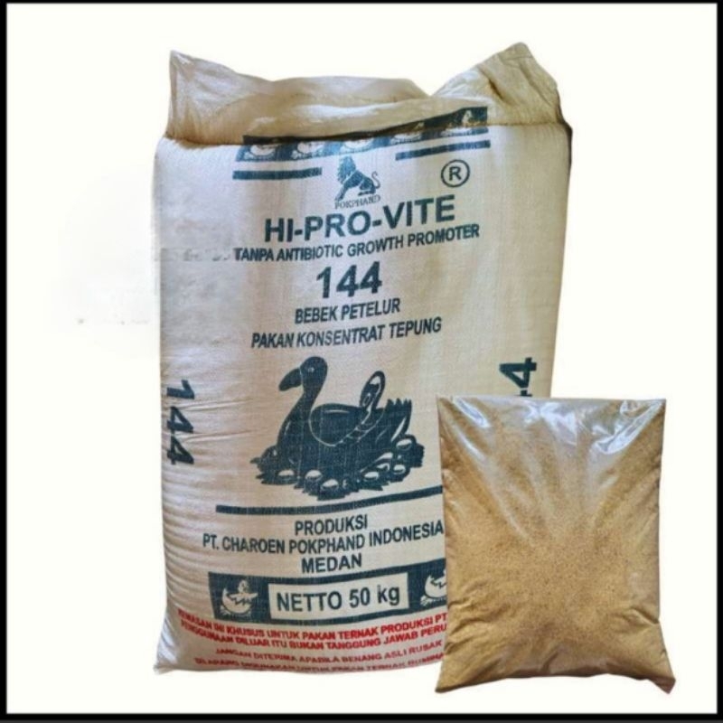 Jual Konsentrat itik bebek petelur pakan unggas 144 hi pro vite 500gram ...