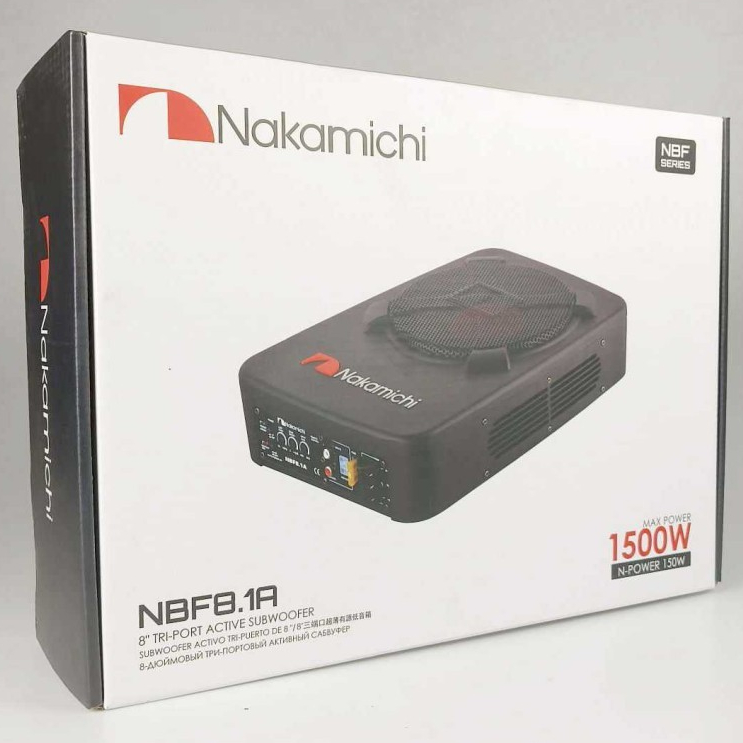 Jual Nakamichi Subwoofer Mobil Aktif Kolong 8 Inch 1500W / Subwoofer Aktif Mobil Nakamichi 8 ...