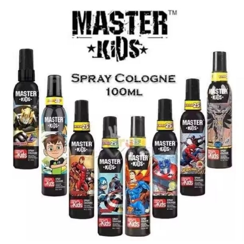 Jual Master Kids Spray Cologne 100 ml | Shopee Indonesia