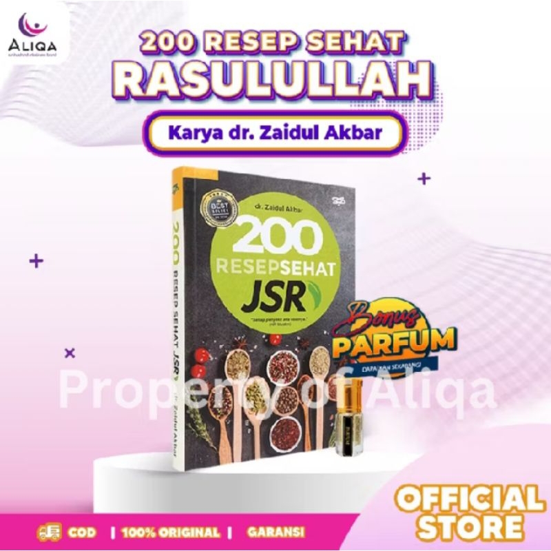 Jual [ORIGINAL]BUKU 200 RESEP SEHAT JSR - ASLI KARYA DR ZAIDUL AKBAR | Shopee Indonesia