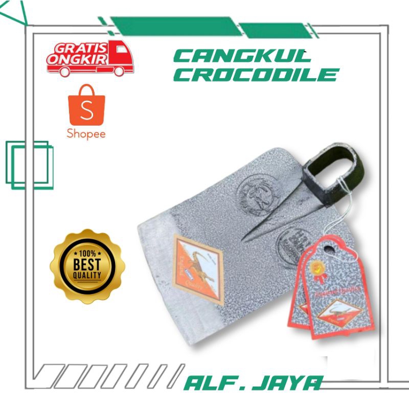 Jual Cangkul Crocodile Alf. Jaya cangkul cap buaya cangkul roskam | Shopee Indonesia