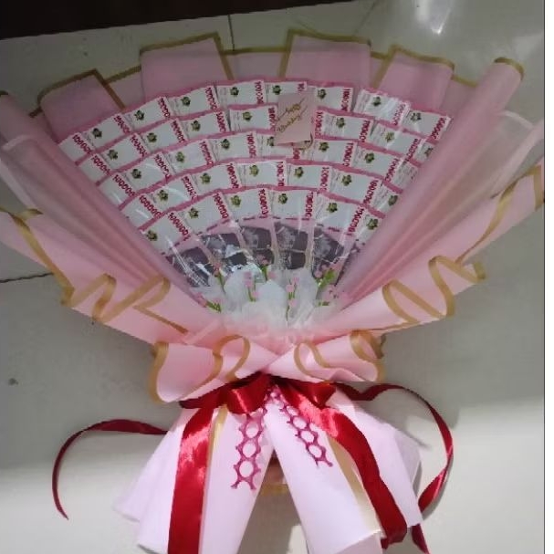 Jual buket bunga / money bouquet flower ulangtahun | Shopee Indonesia