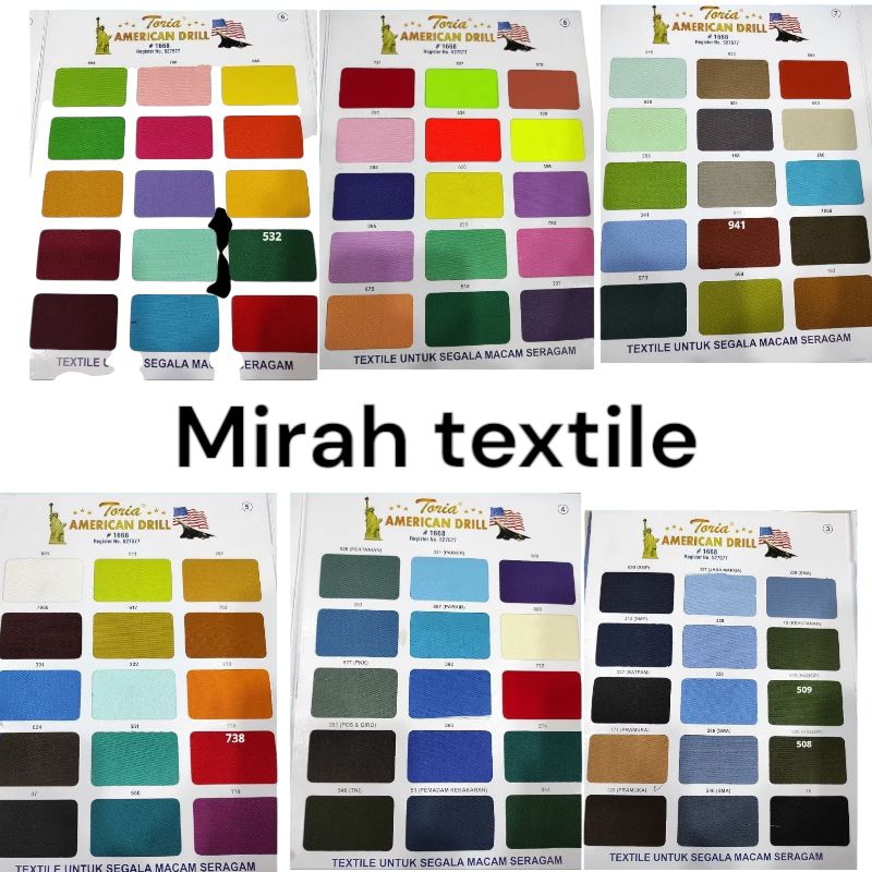 Jual kain twill katun american drill untuk berbagai macam seragam dan ...