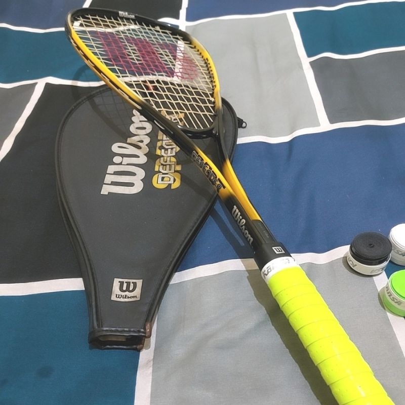 Jual RAKET TENIS SQUASH WILSON DEFENDER ORIGINAL BEKAS SIAP SMASH ...