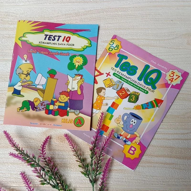 Jual Buku Tes IQ anak TK tes kemampuan daya pikir anak TK test IQ ...