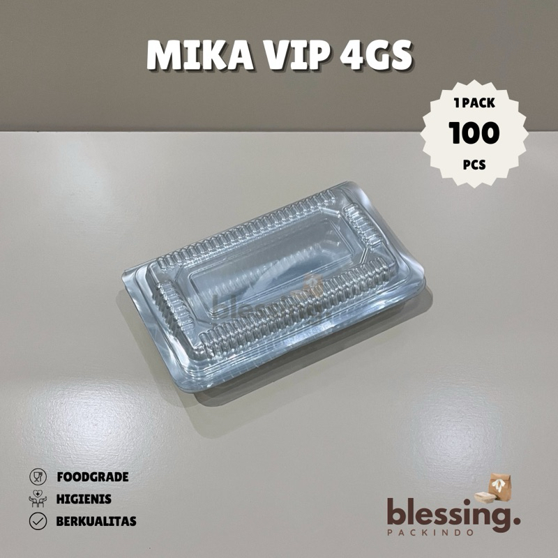Jual Mika VIP 4GS / Mika Kue Bening Transparan / Mika Jajan Pasar / Mika Plastik Nasi / Mika ...