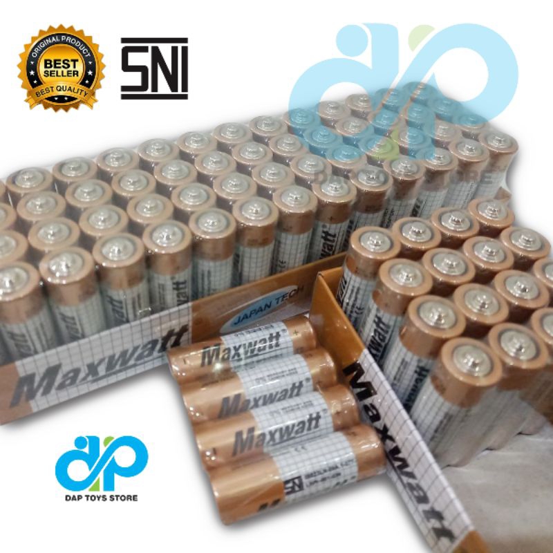 Jual Baterai AA Mrek Maxwatt & Dynamax Orange - Baterai A2 - Baterai ...