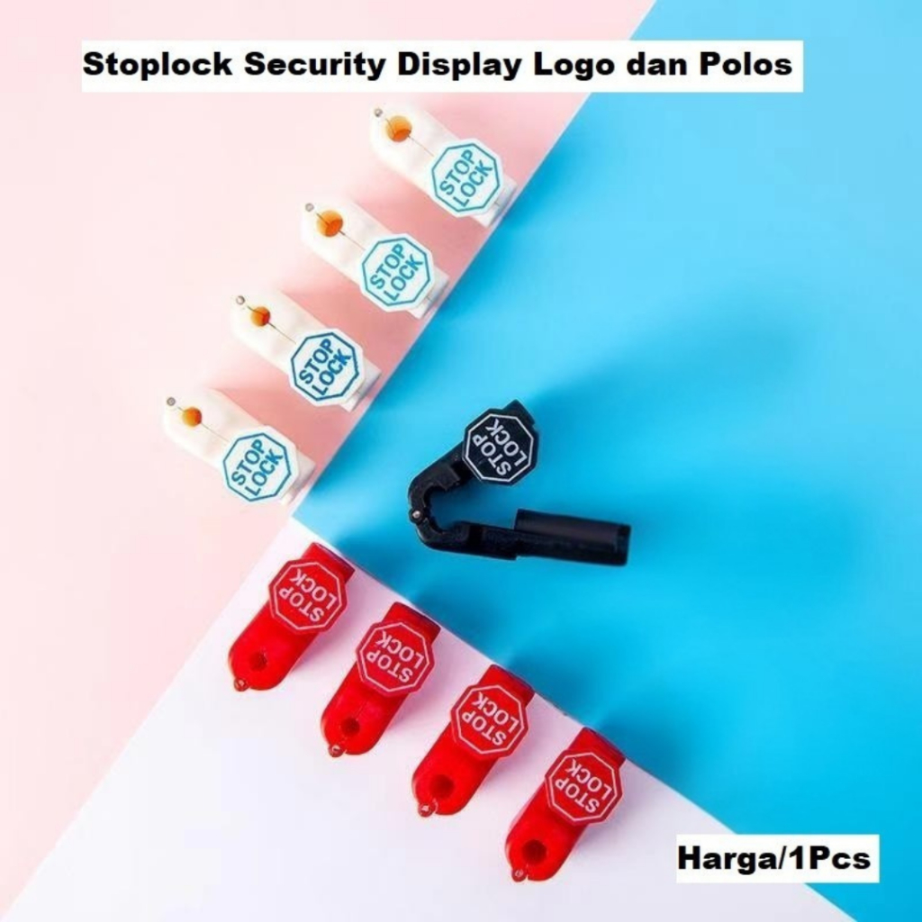 Jual Stoplock Security Display Stop Lock 4mm / 5mm / 6mm Pengunci Hook Ram Gantungan Cantolan ...