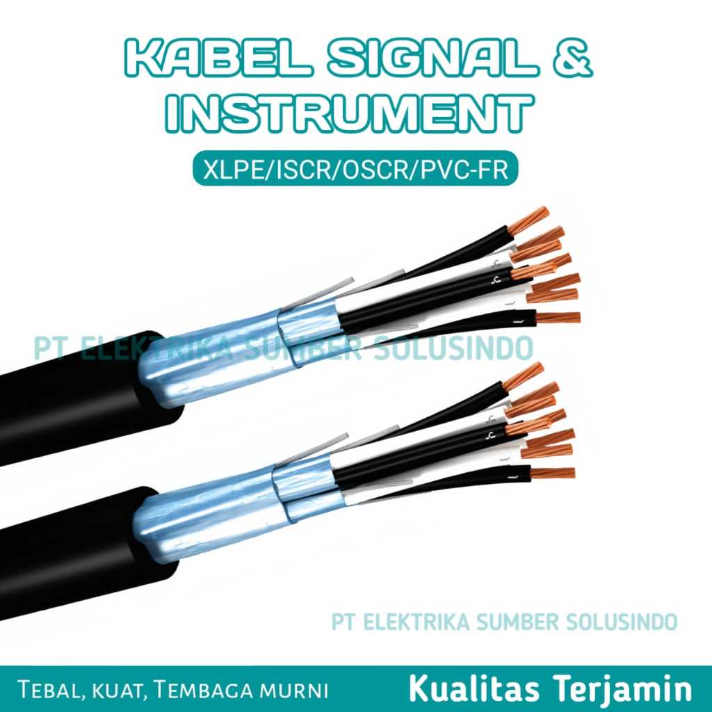 Jual Kabel SIGNAL INSTRUMENT CU/XLPE/ISCR/OSCR/PVC-FR 10x2x0,75 mm2 ...