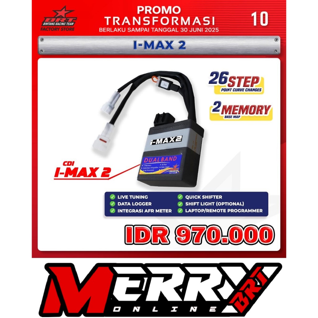 Jual CDI BRT I-Max Imax I Max 2 Dualband 26 Step 2 Memory Mio Old New ...