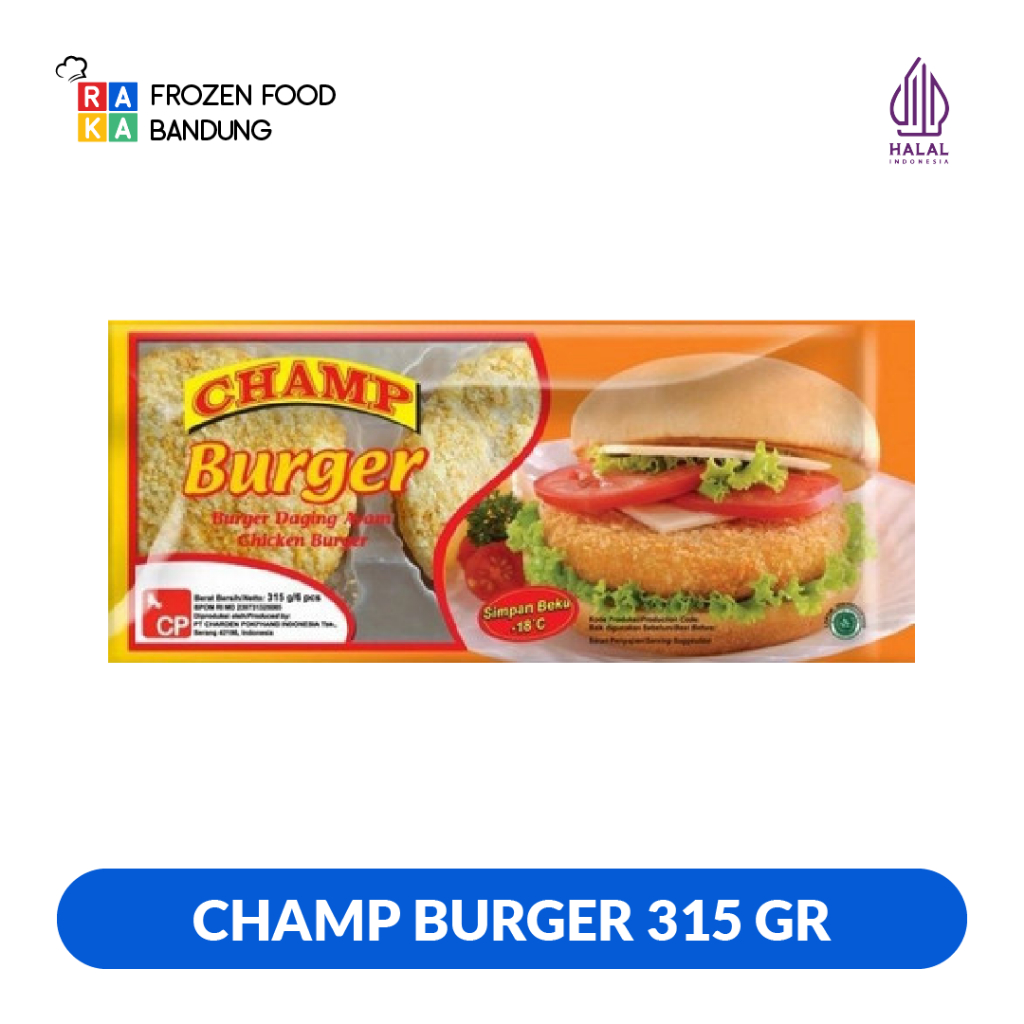 Jual CHAMP BURGER 315 GR | Shopee Indonesia