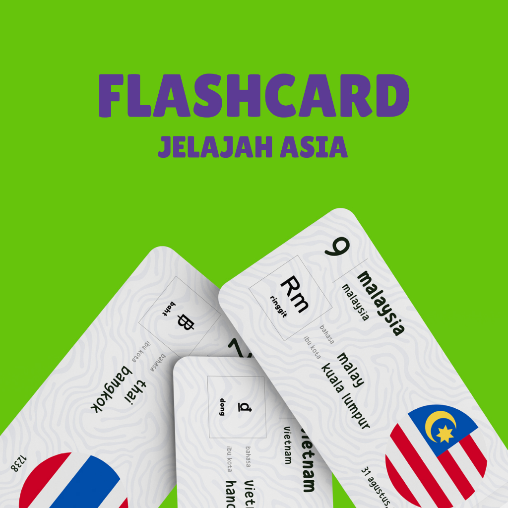 Jual Flashcard edukasi flash card Jelajah negara asia - litoo - explore ...
