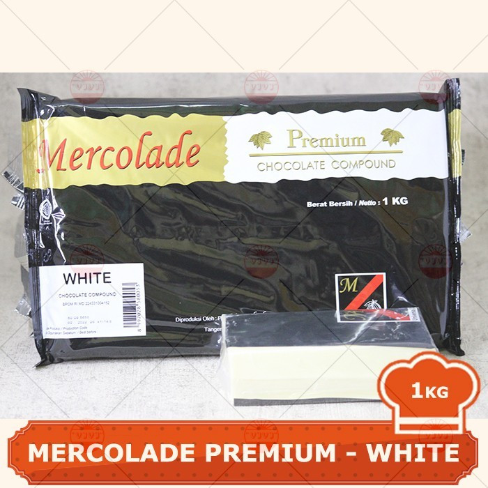 Jual COKLAT MERCOLADE PREMIUM WHITE COMPOUND 5KG - PER DUS ISI 5KG X 4 ...