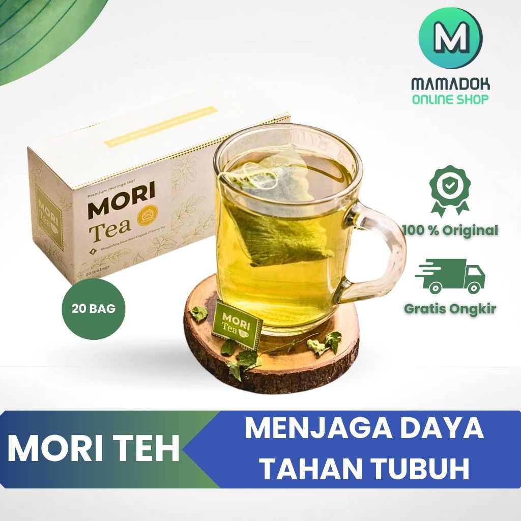Jual Mori Tea Teh Celup Daun Kelor isi 20 Kantong | Shopee Indonesia