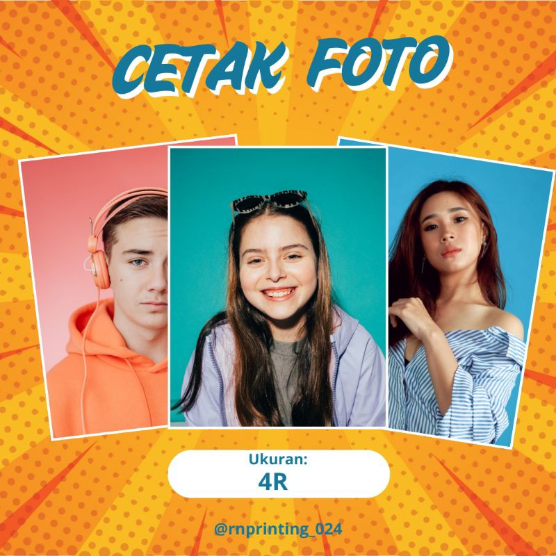 Jual Cetak Foto berkualitas dengan berbagai ukuran, 3R,4R,5R,6R,8R,A4 | Shopee Indonesia