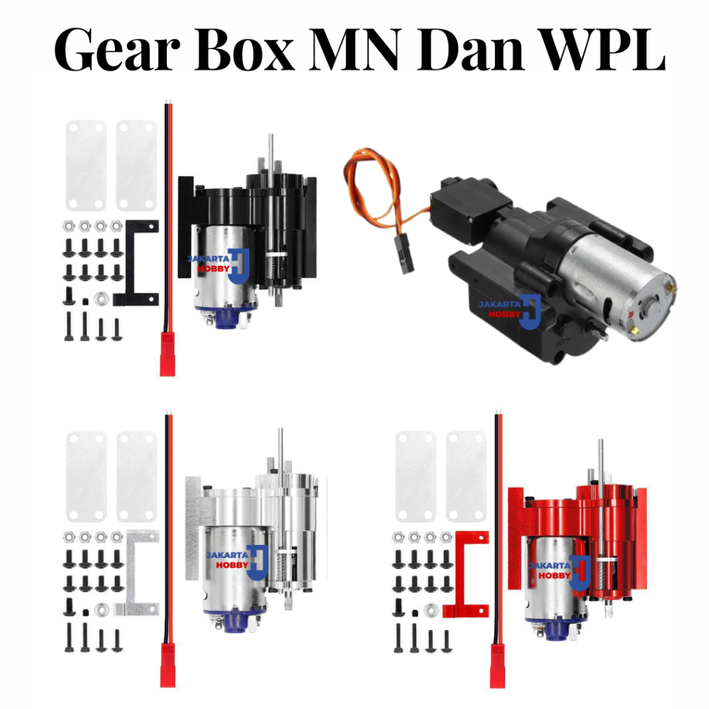 Jual Motor Gear Box Dual Speed Upgrade Part RC WPL MN | Shopee Indonesia