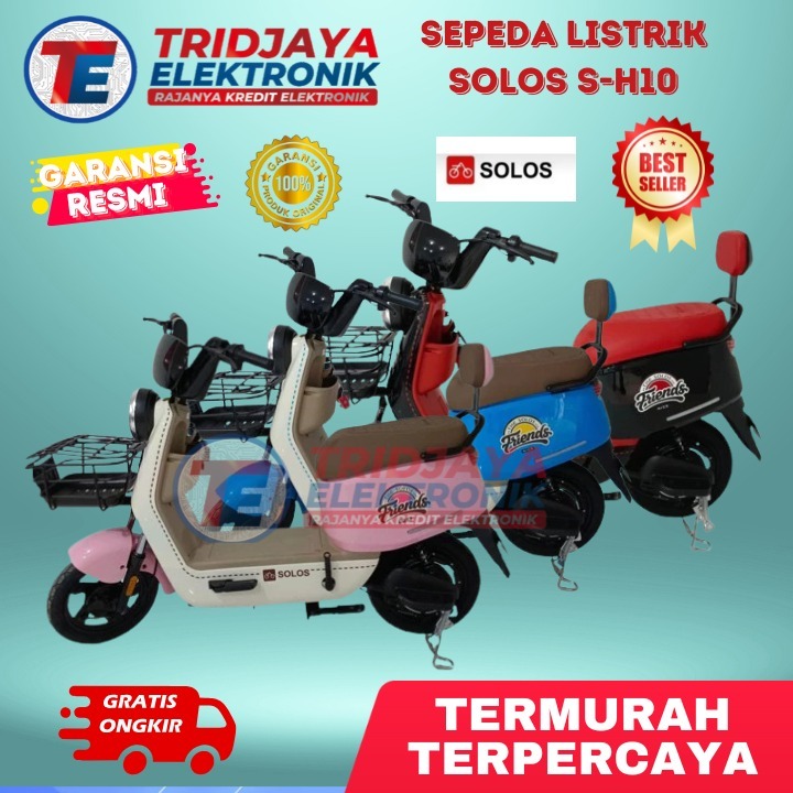 Jual sepeda listrik solos S-H10 Terbaru termurah garansi resmi | Shopee Indonesia