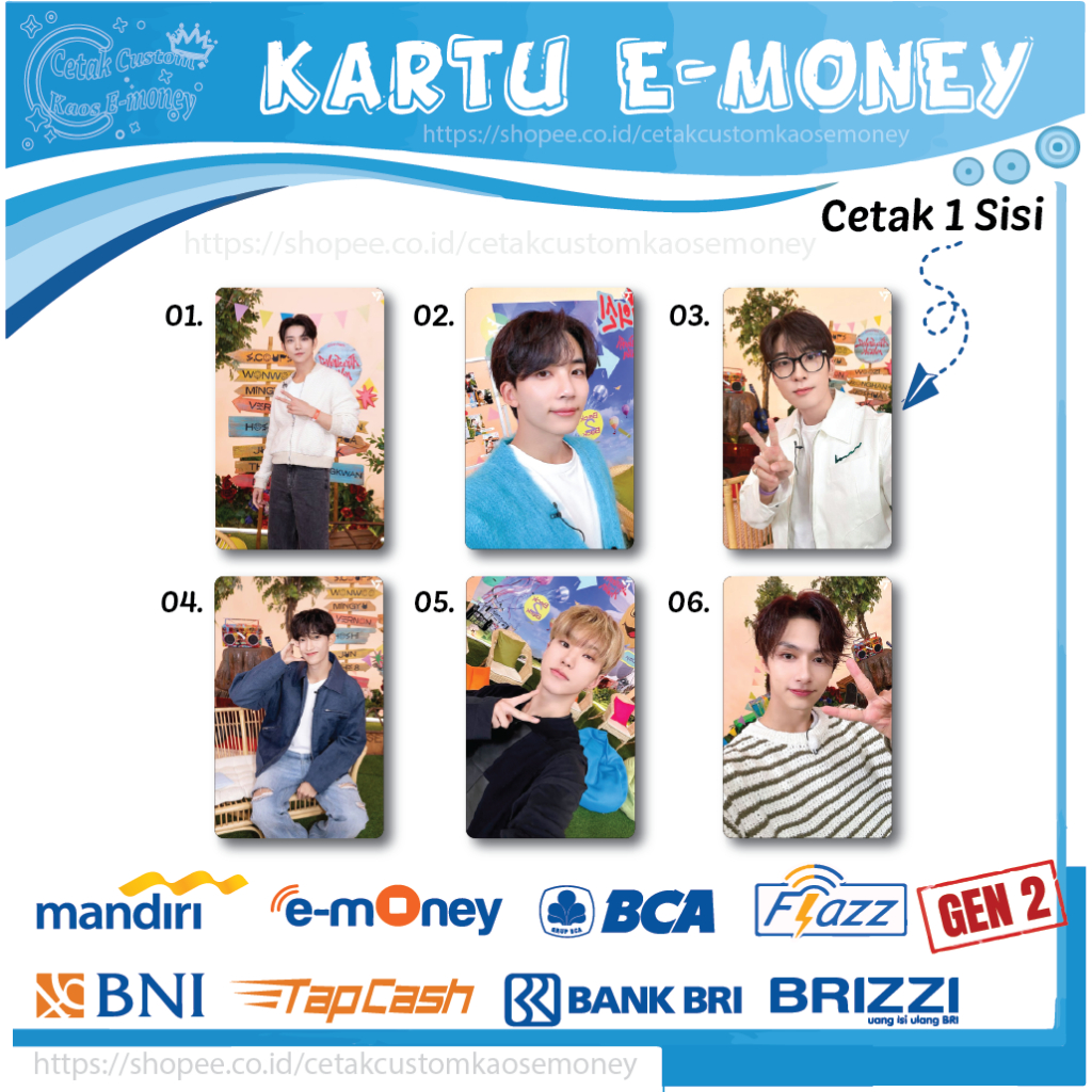 Jual KARTU EMONEY ETOLL KPOP SEVENTEEN HEAVEN COMEBACK TALK SHOW EMONEY ...
