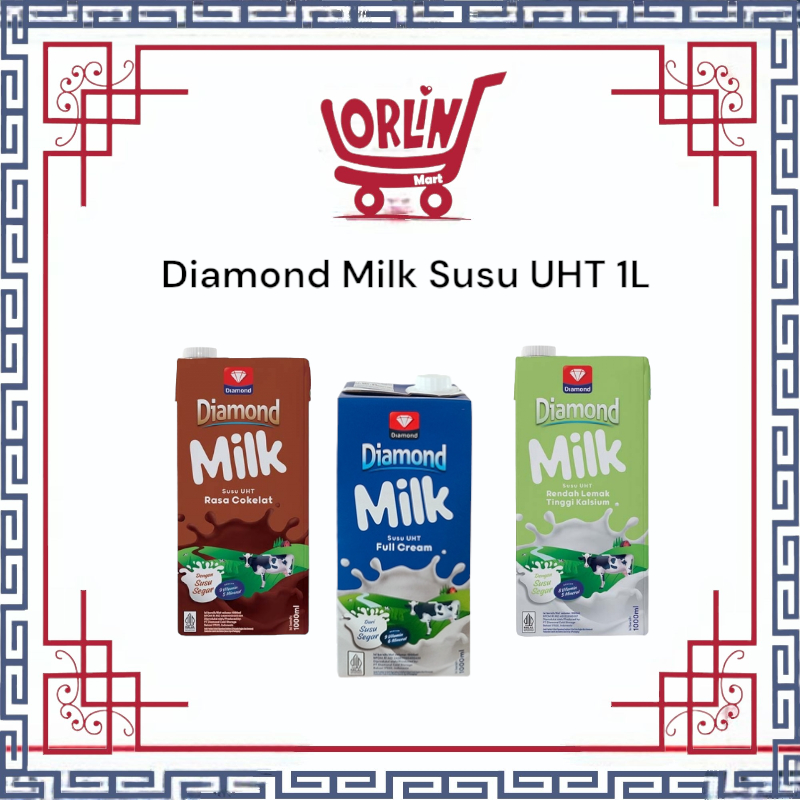 Jual DIAMOND MILK SUSU UHT 1L / SUSU UHT / SUSU 1L / SUSU DIAMOND ...