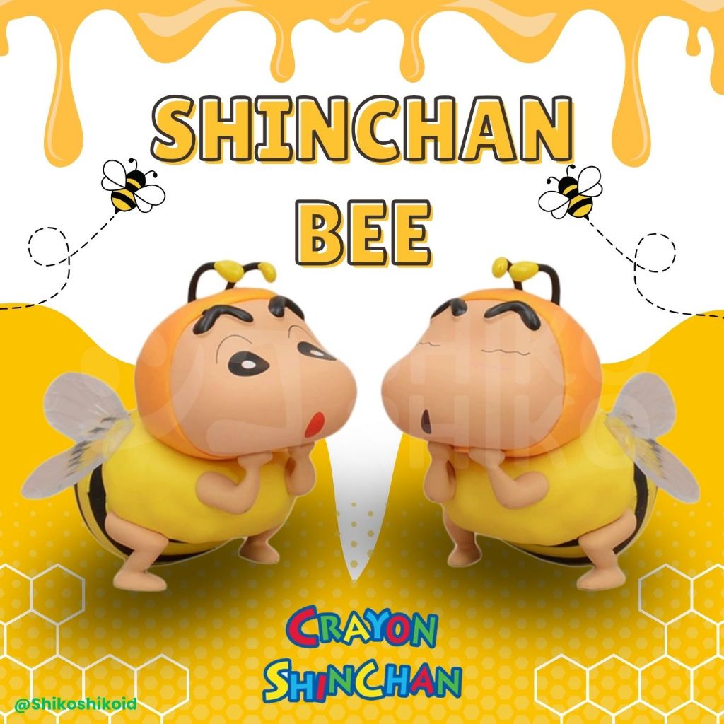 Jual FSCbee Figure Shinchan Lebah Action Figure Shin-chan BEE COS lebah ...