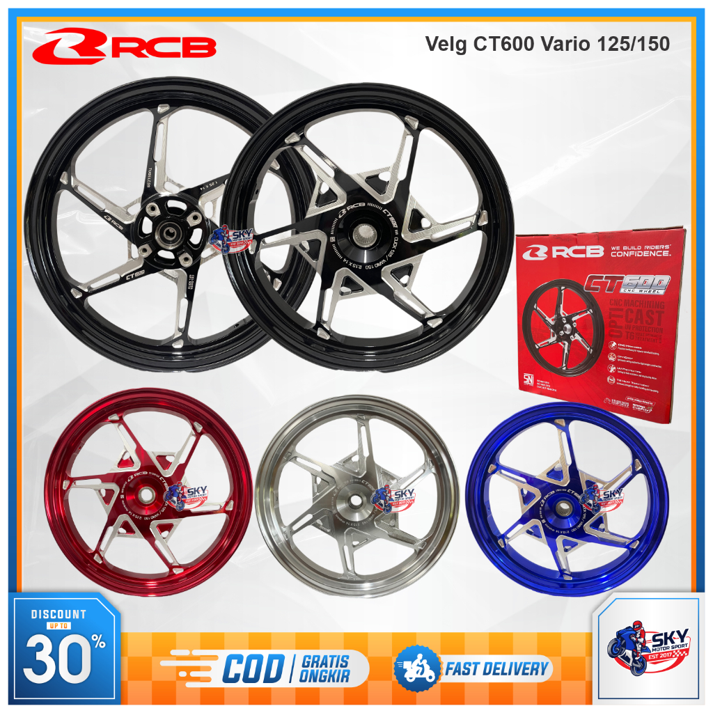 Jual Velg CT600 RCB Vario 125 / Vario 150 / Vario 160 CBS Ring 14 ...